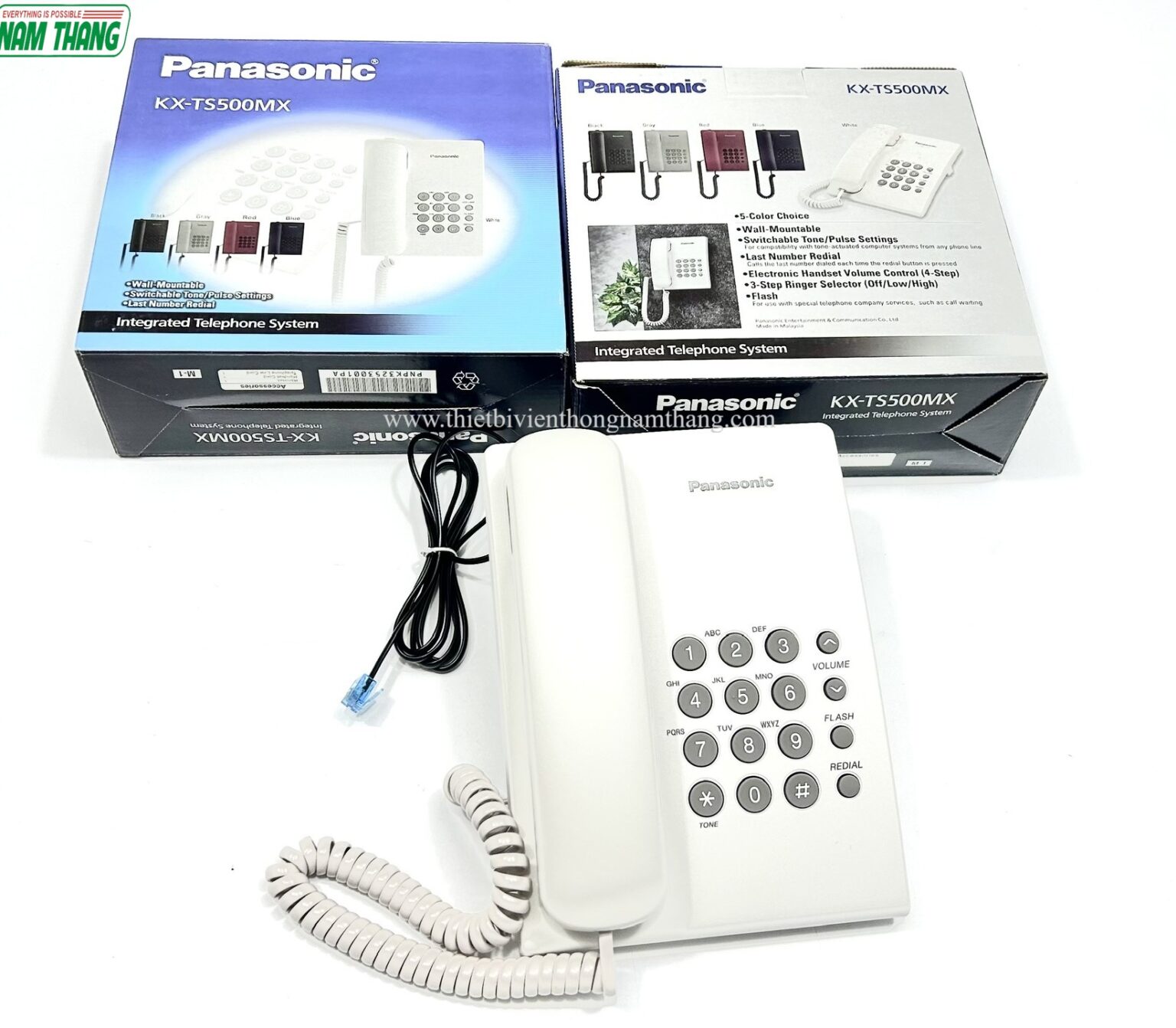 Điện thoại bàn Panasonic KX-TS500 - Thiết Bị Viễn Thông Nam Thắng